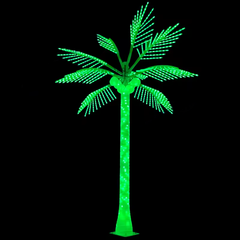 2.5m (8.2FT) LED coconut Tree Light IP65 Outdoor for Yard & Villa ...
