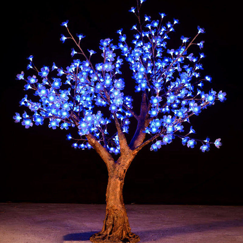Blue LED high simulation Cherry blossoms tree light,Height: 1.5m(59in ...