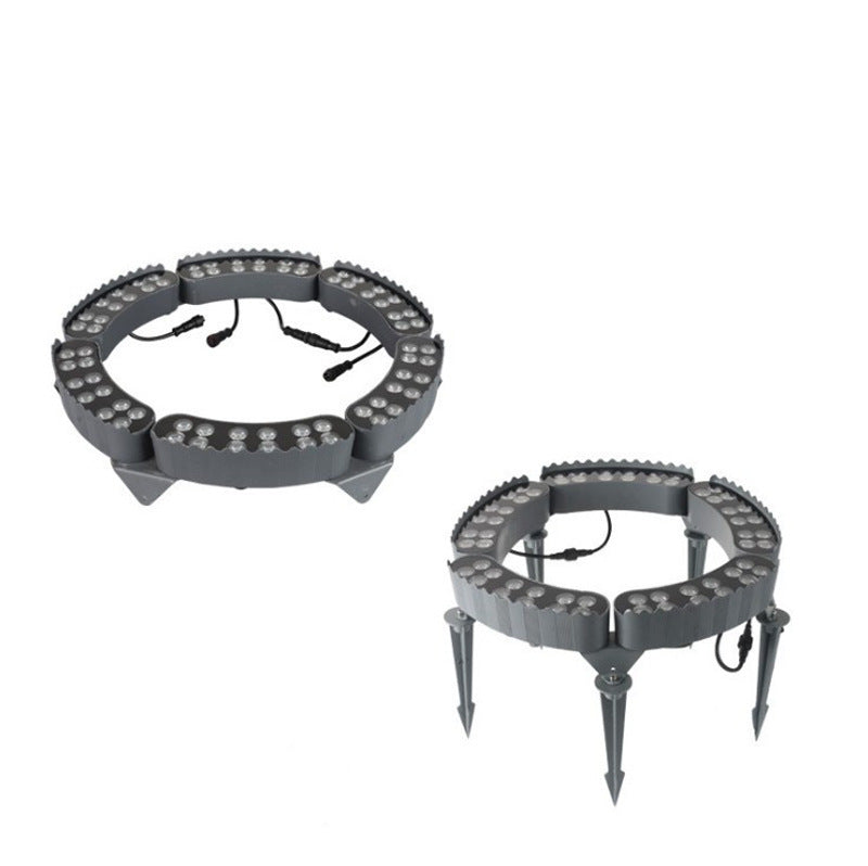 LED Hug Tree lamp die-cast aluminum outdoor spotlight circular courtya ...