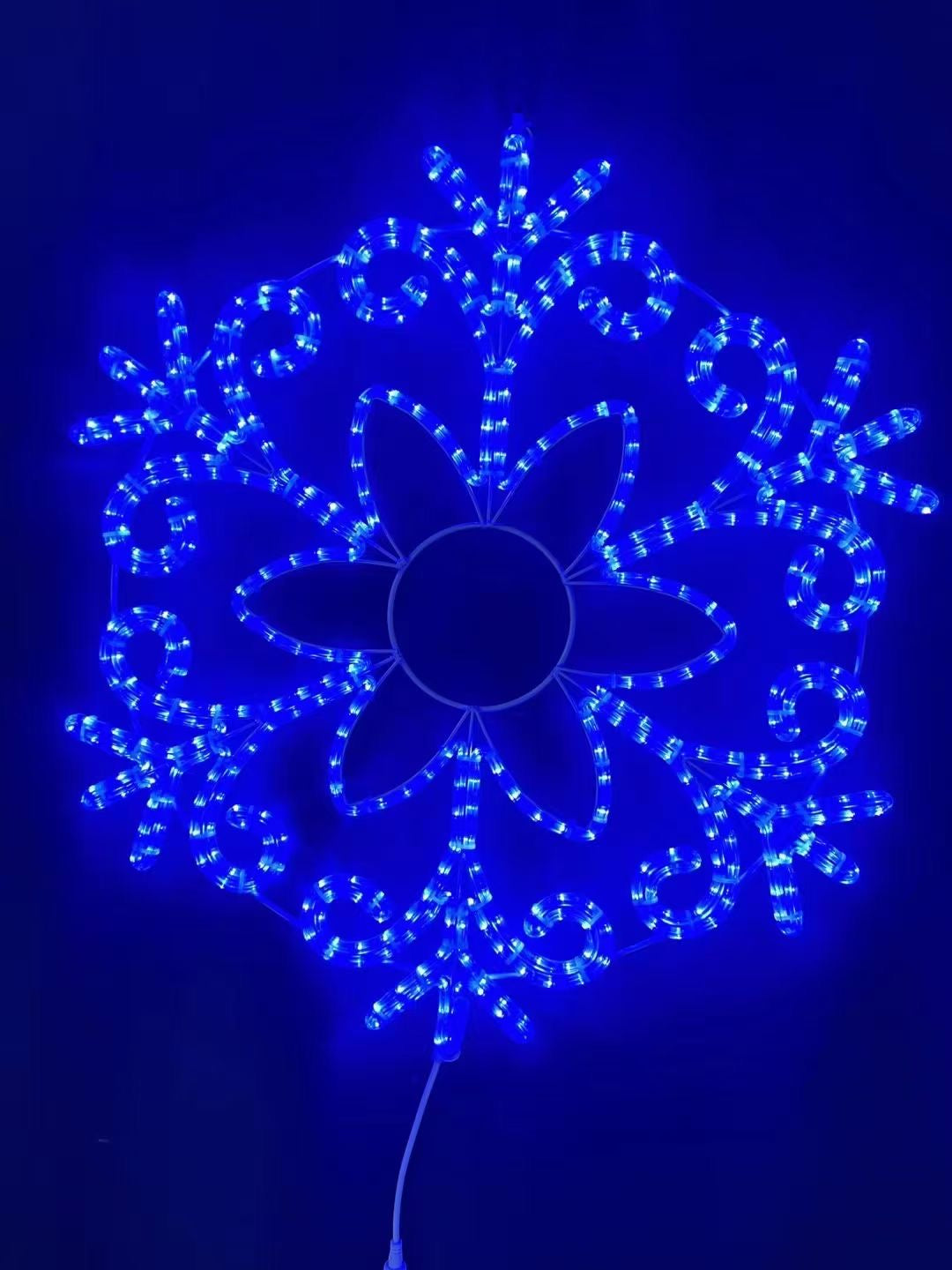 LED snowflake decoration light 24 Inch – Green tree lights