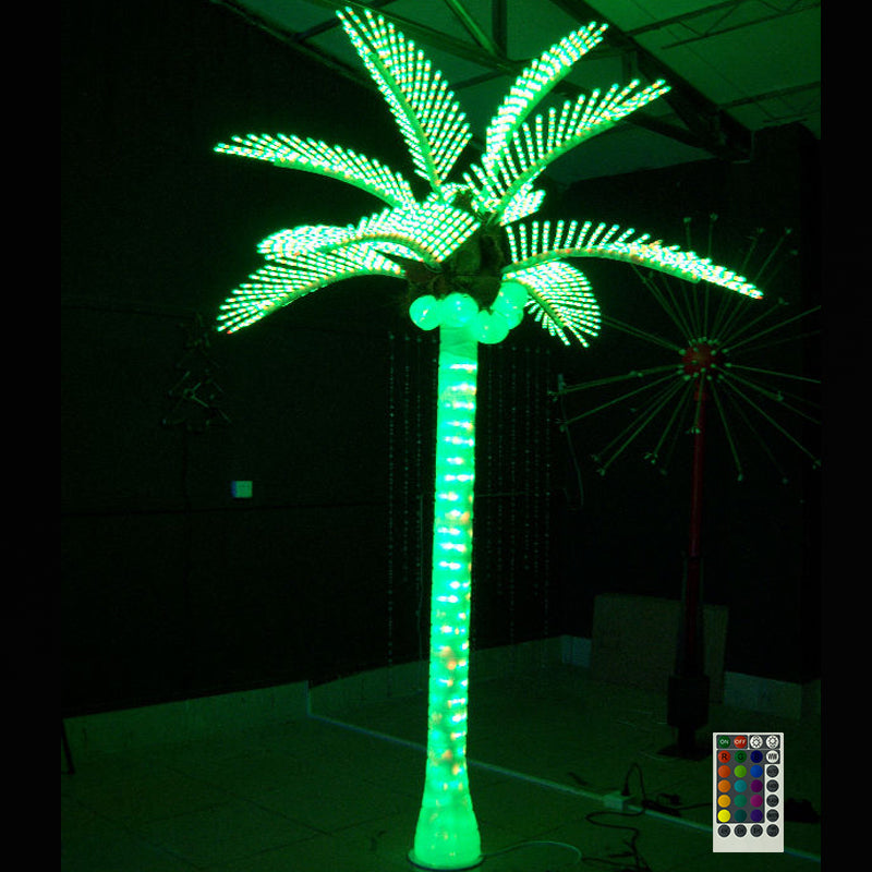 2.5m (8.2FT) LED coconut Tree Light IP65 Outdoor for Yard & Villa ...