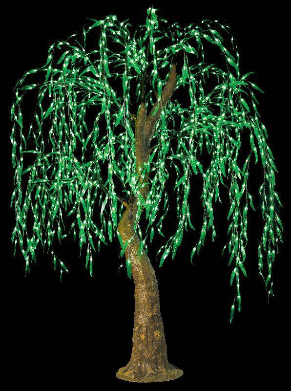LED high Simulation Weeping willow tree lights Outdoor lighted trees,H ...
