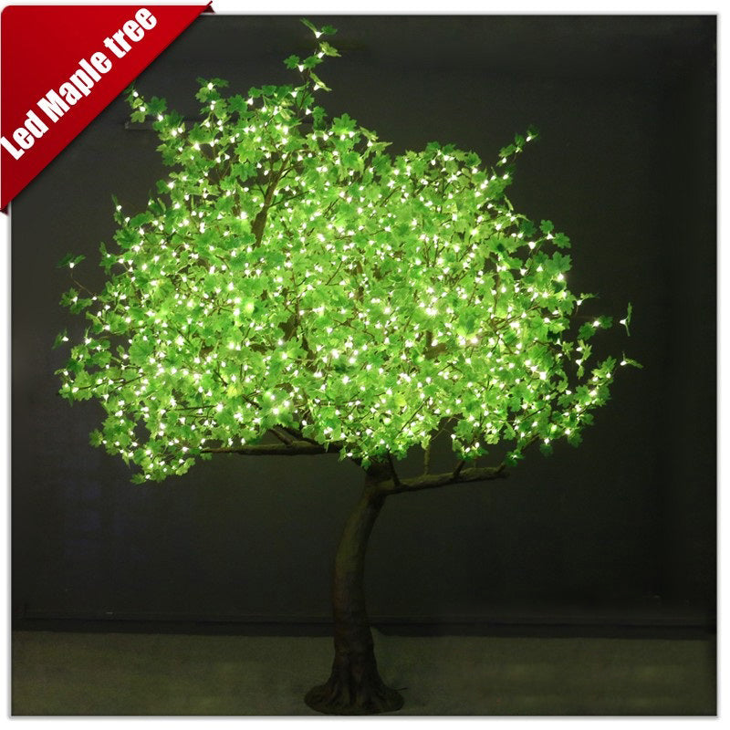 LED high simulation tree lamp LED maple tree lights outdoor tree light ...