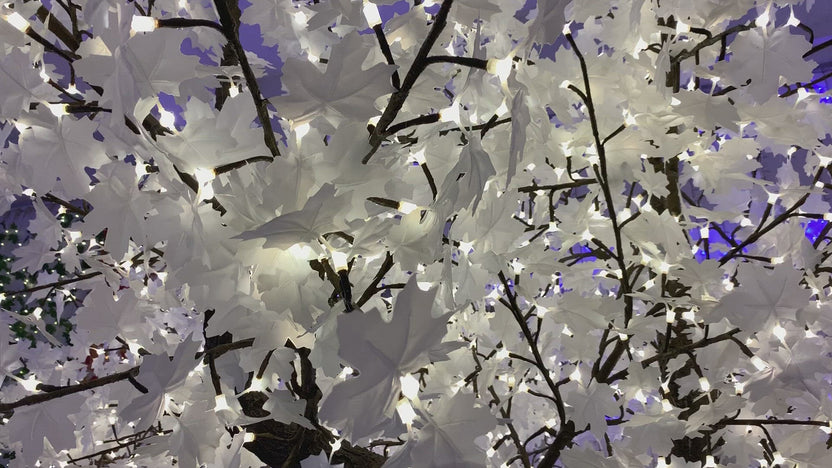 LED high simulation tree lamp outdoor LED maple tree lights,Height:4m ...